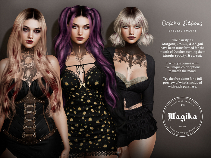 Second Life Marketplace - Magika DEMO - October Editions 2024